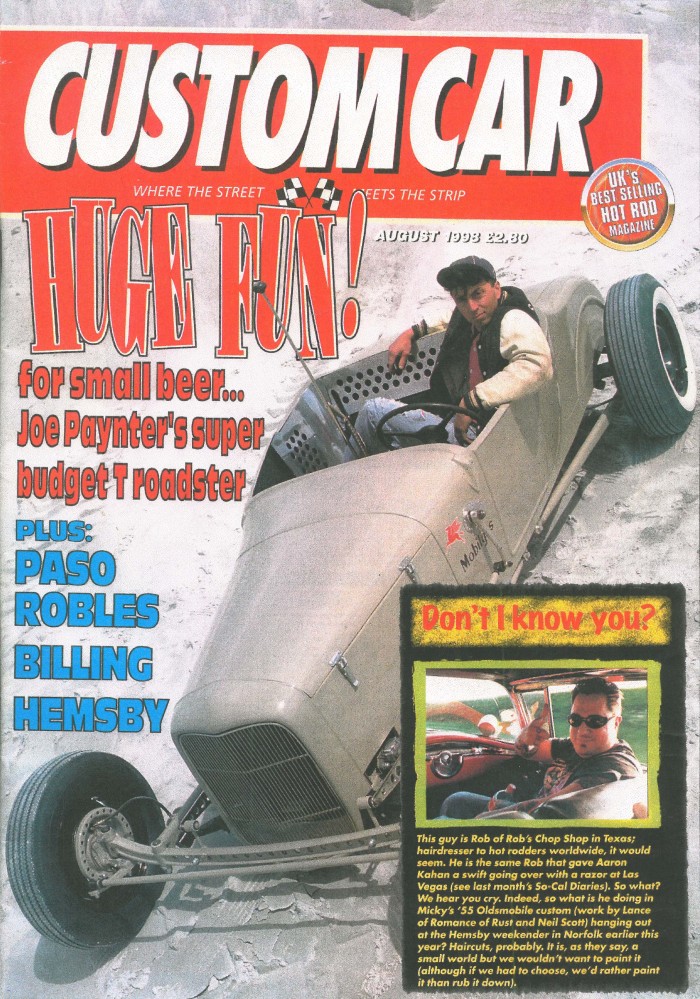 Custom Car Magazine, England - Rob's Chop Shop